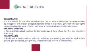 Gestalt therapy | PPTX