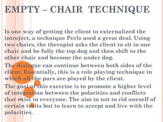 Example Of Empty Chair Technique