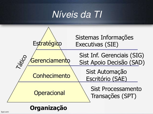 Aula 5 - A TI nas Organizações