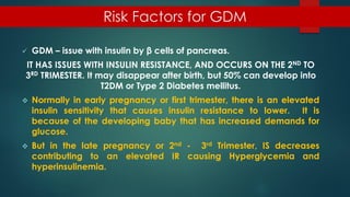 Gestational Diabetes for Nursing Students | PDF