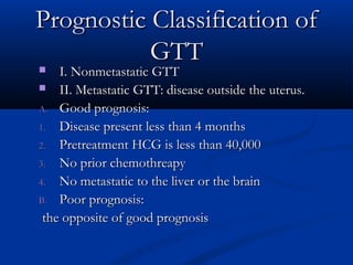 Gestational trophoblastic-diseases(molar pregnancy) | PPT
