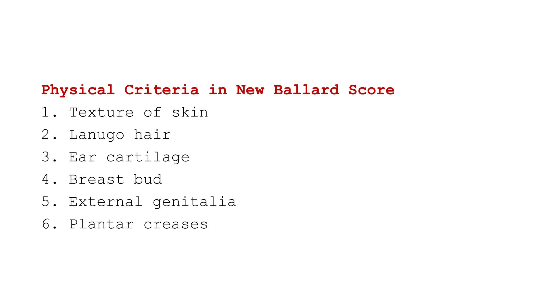 Gestational age estimation- pediatrics.pptx | Pregnancy | Reproductive ...