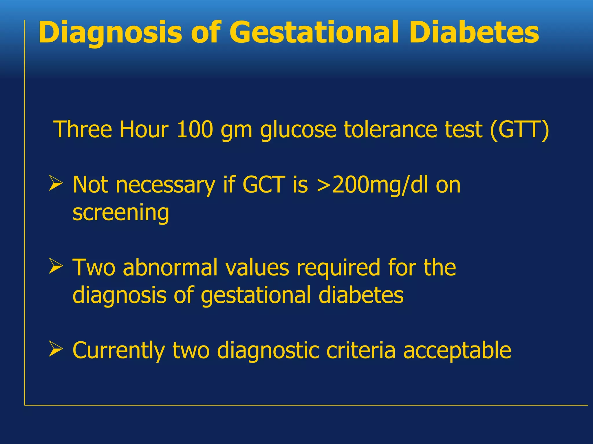 Gestational Diabetes | PPT