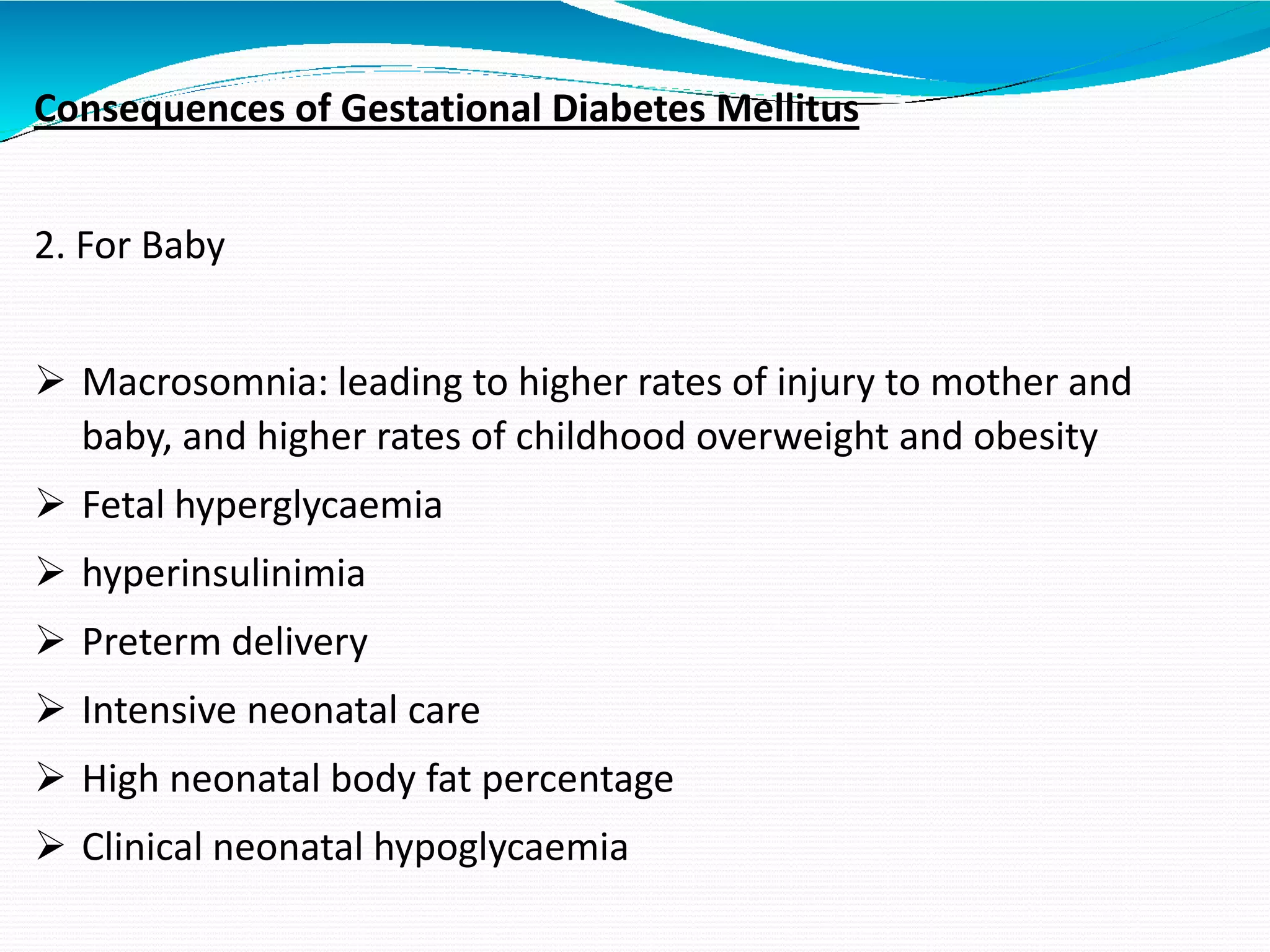 Gestational Diabetes Mellitus (GDM) | PPTX