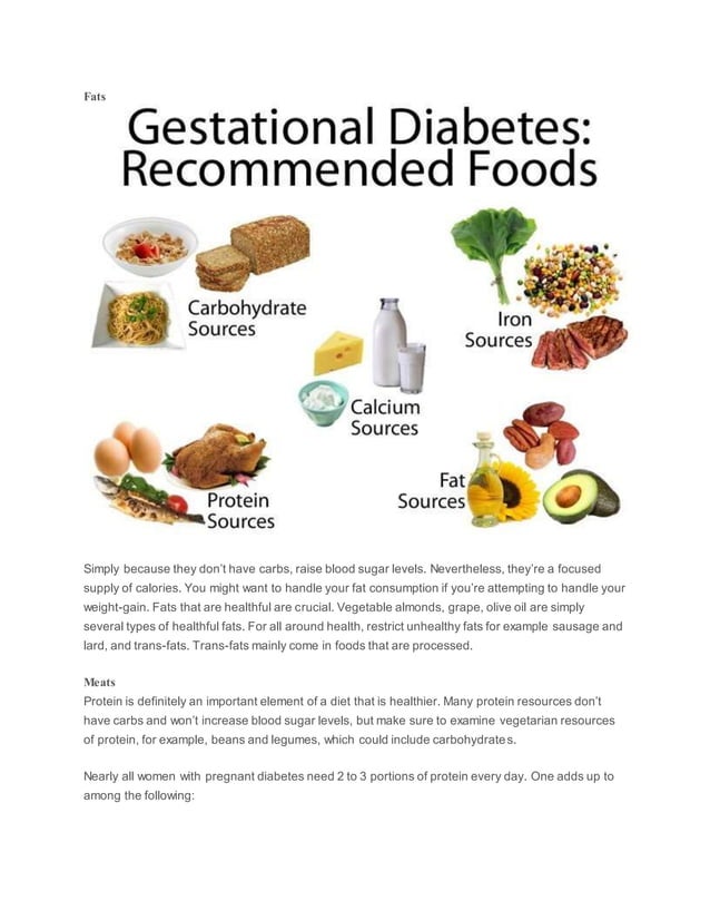 Gestational diabetes diet | DOCX | Diabetes | Diseases and Conditions