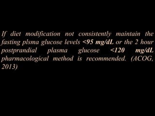 Gestational Diabetes Mellitus (GDM) | PPTX | Pregnancy | Reproductive ...