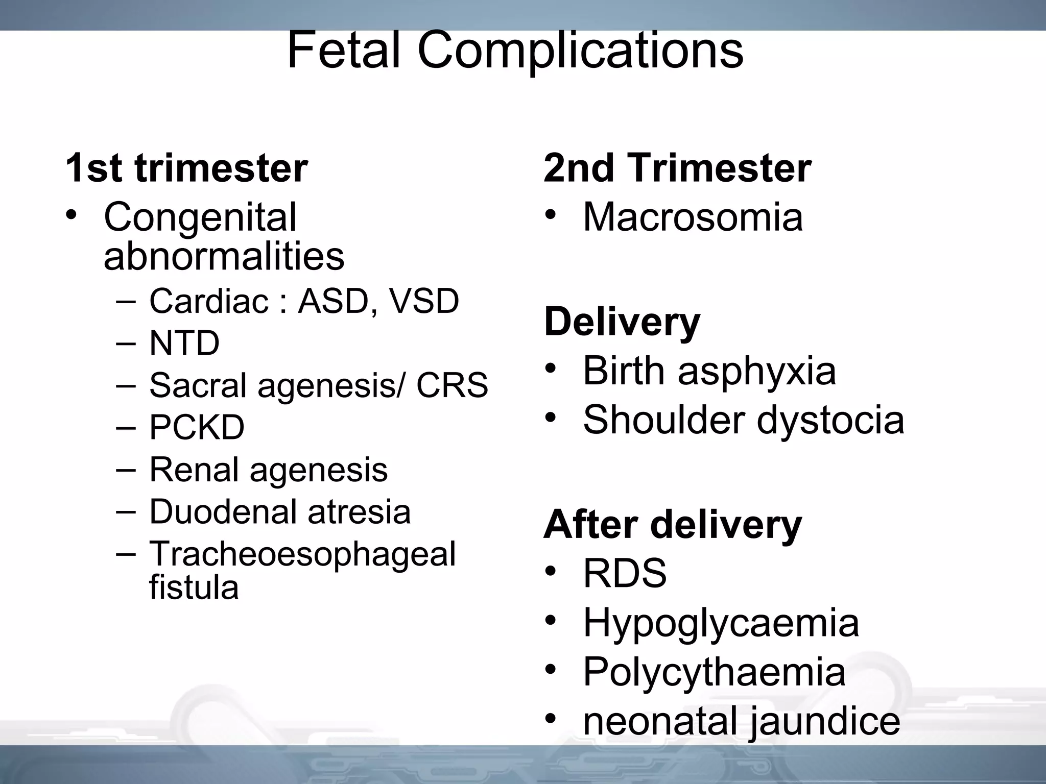 Gestational diabetes mellitus | PPT