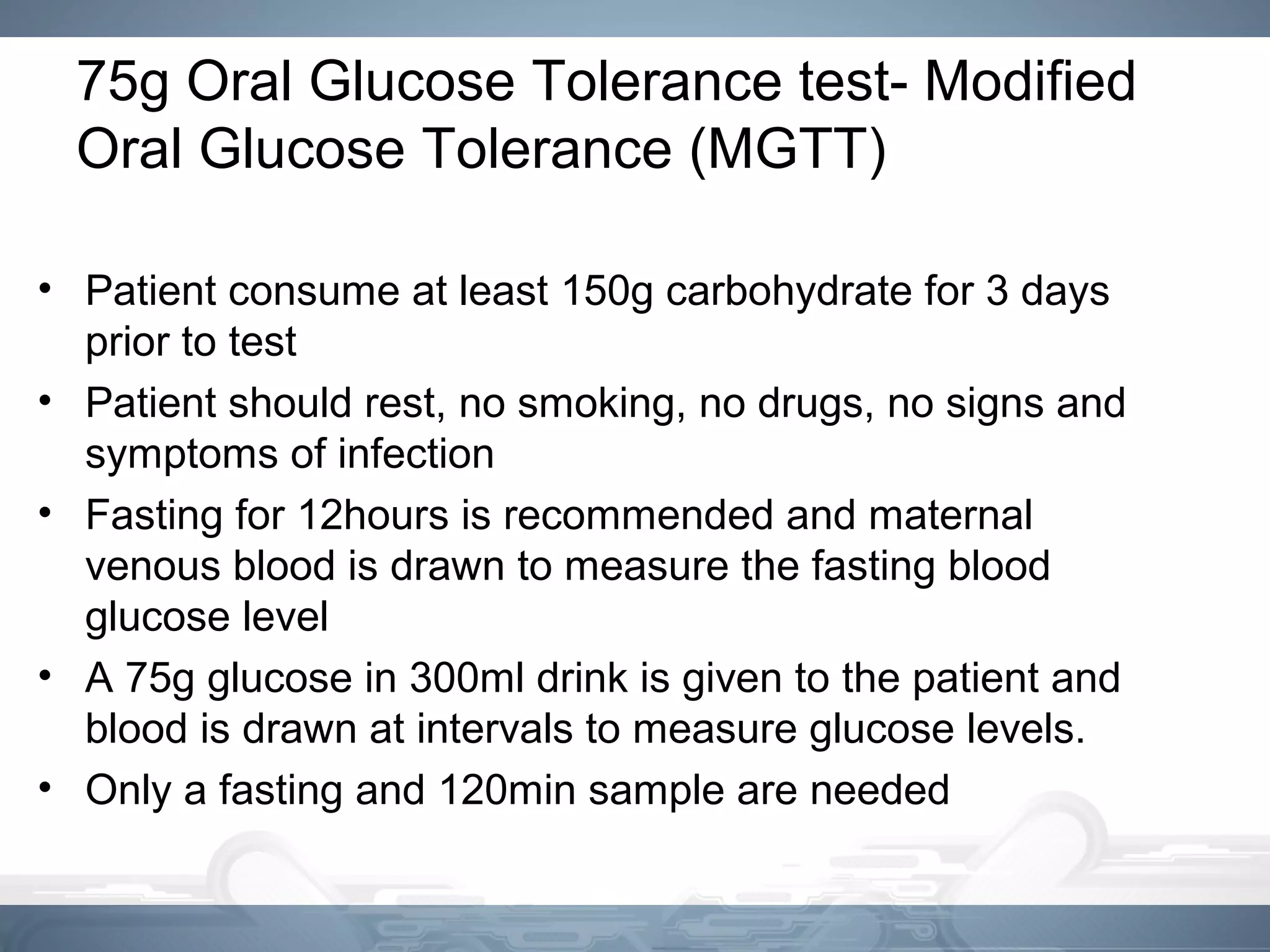Gestational diabetes mellitus | PPT