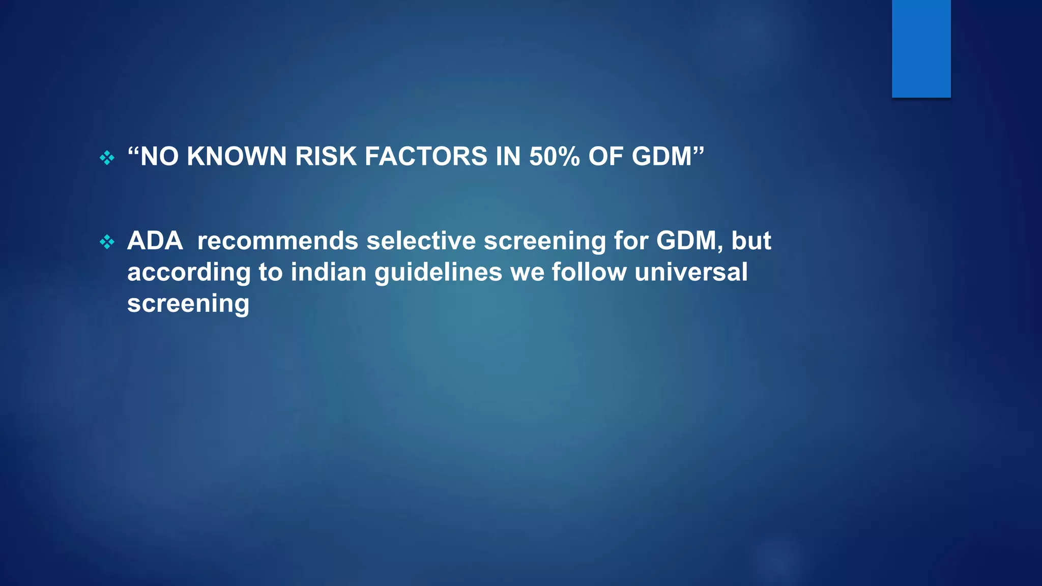 Gestational diabetes mellitus | PPTX