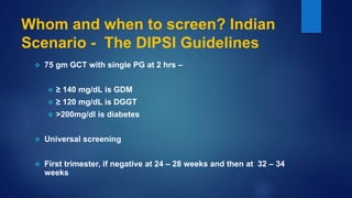 Gestational diabetes mellitus | PPTX