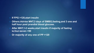 Gestational diabetes mellitus | PPTX