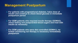 Gestational diabetes mellitus | PPTX