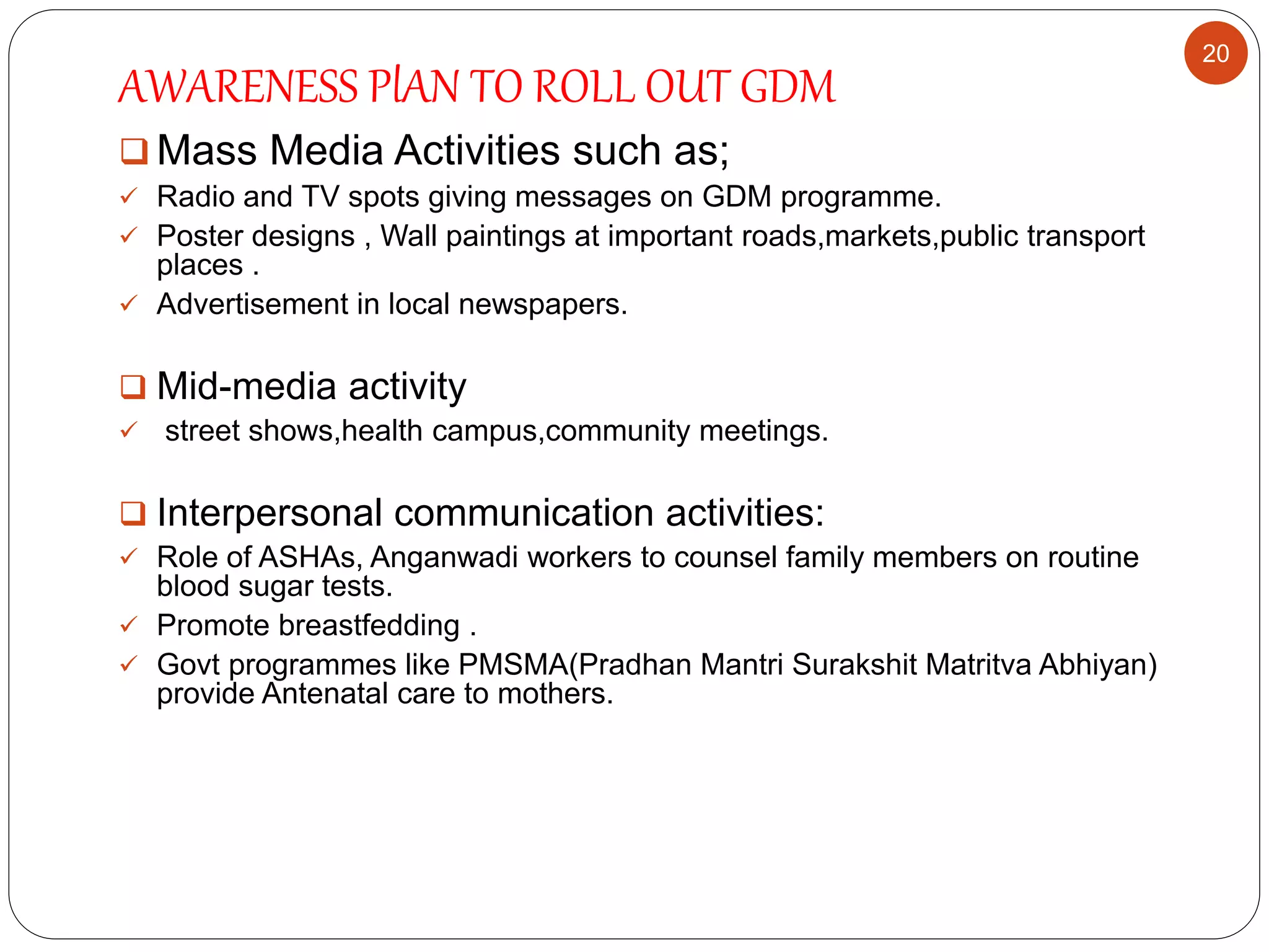 Gestational diabetes mellitus | PPTX