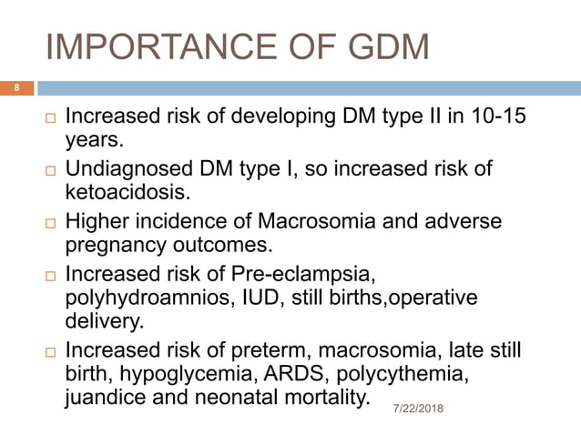 Gestational diabetes mellitus(gdm) | PPT