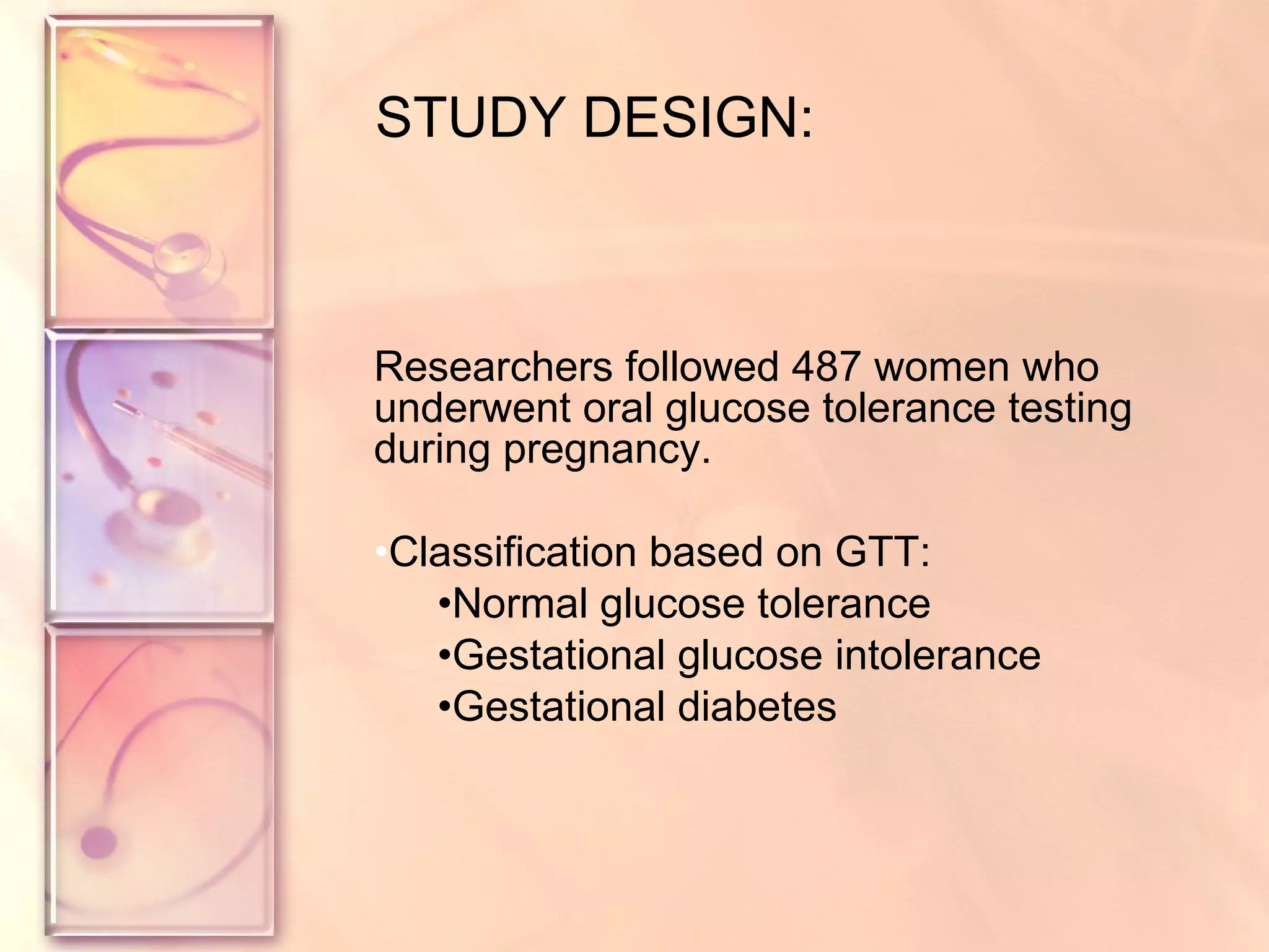 Gestational Glucose Intolerance and Metabolic Syndrome | POT