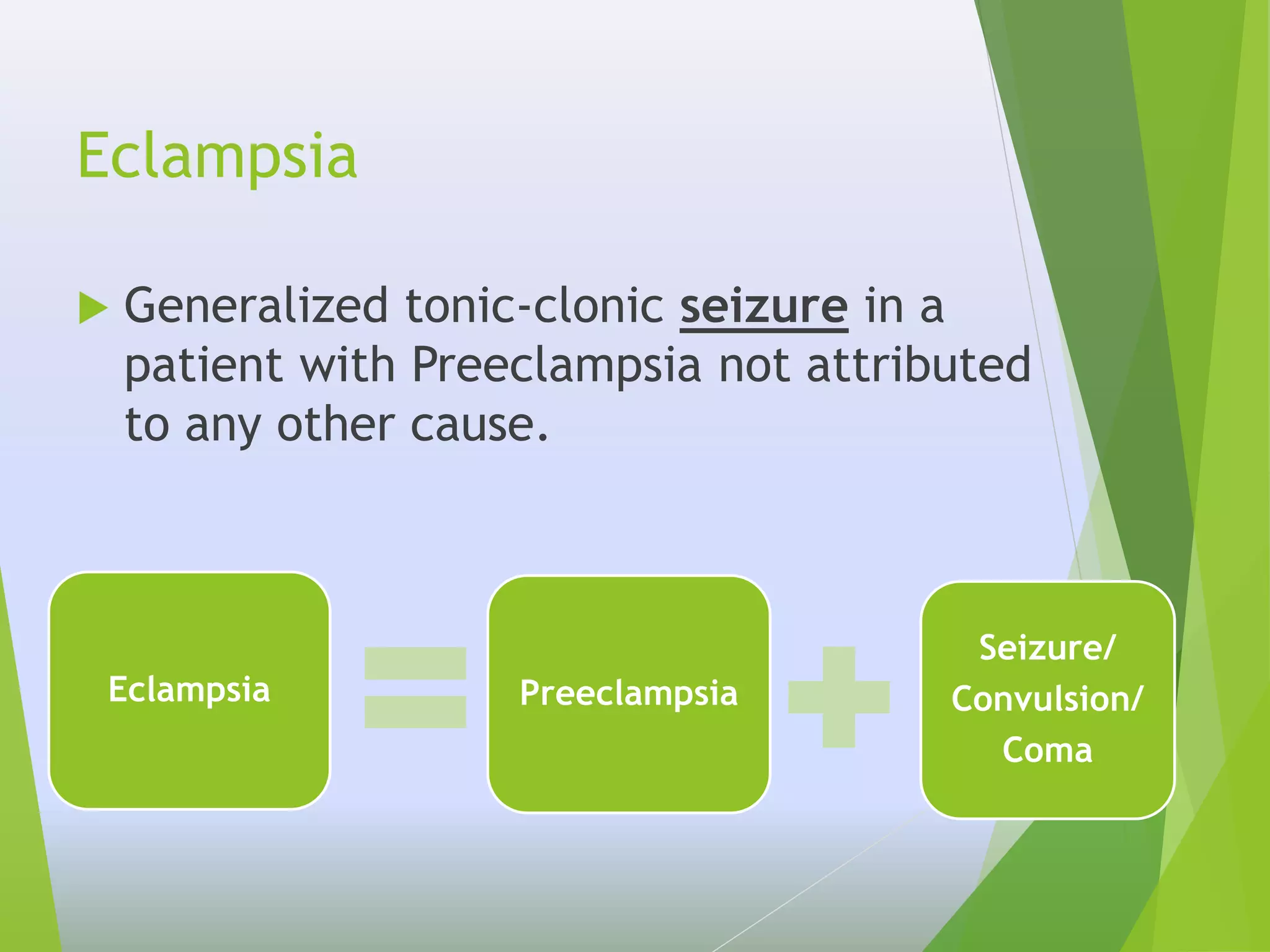 Hypertensive disorders in Pregnancy | PPTX