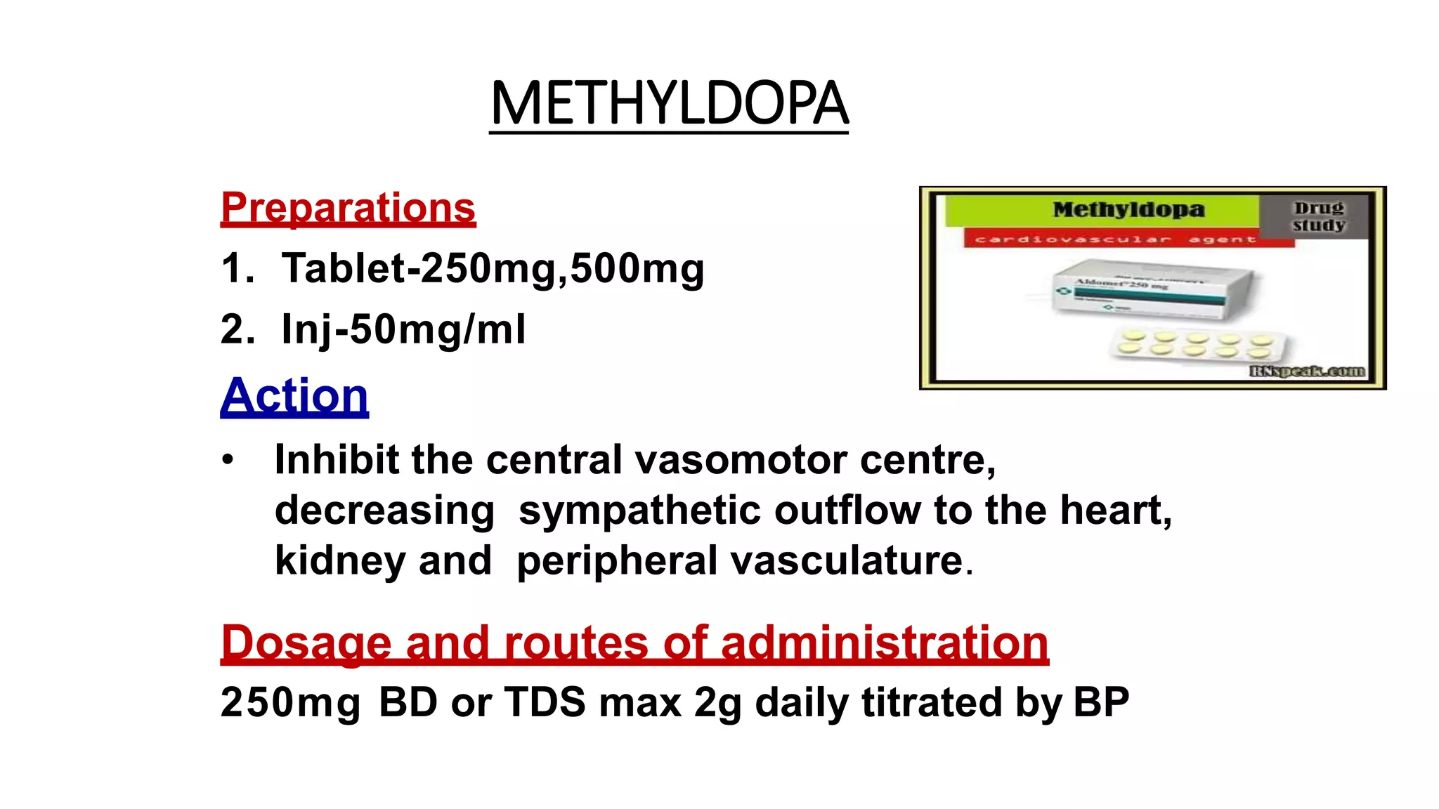 Gestational hypertension -antihypertensive drugs. | PPTX
