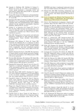 Gestational hypertension and preeclampsia 2020 Update | PDF