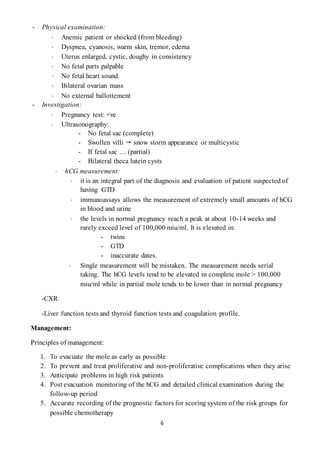 Gestational trophoblastic disease | PDF