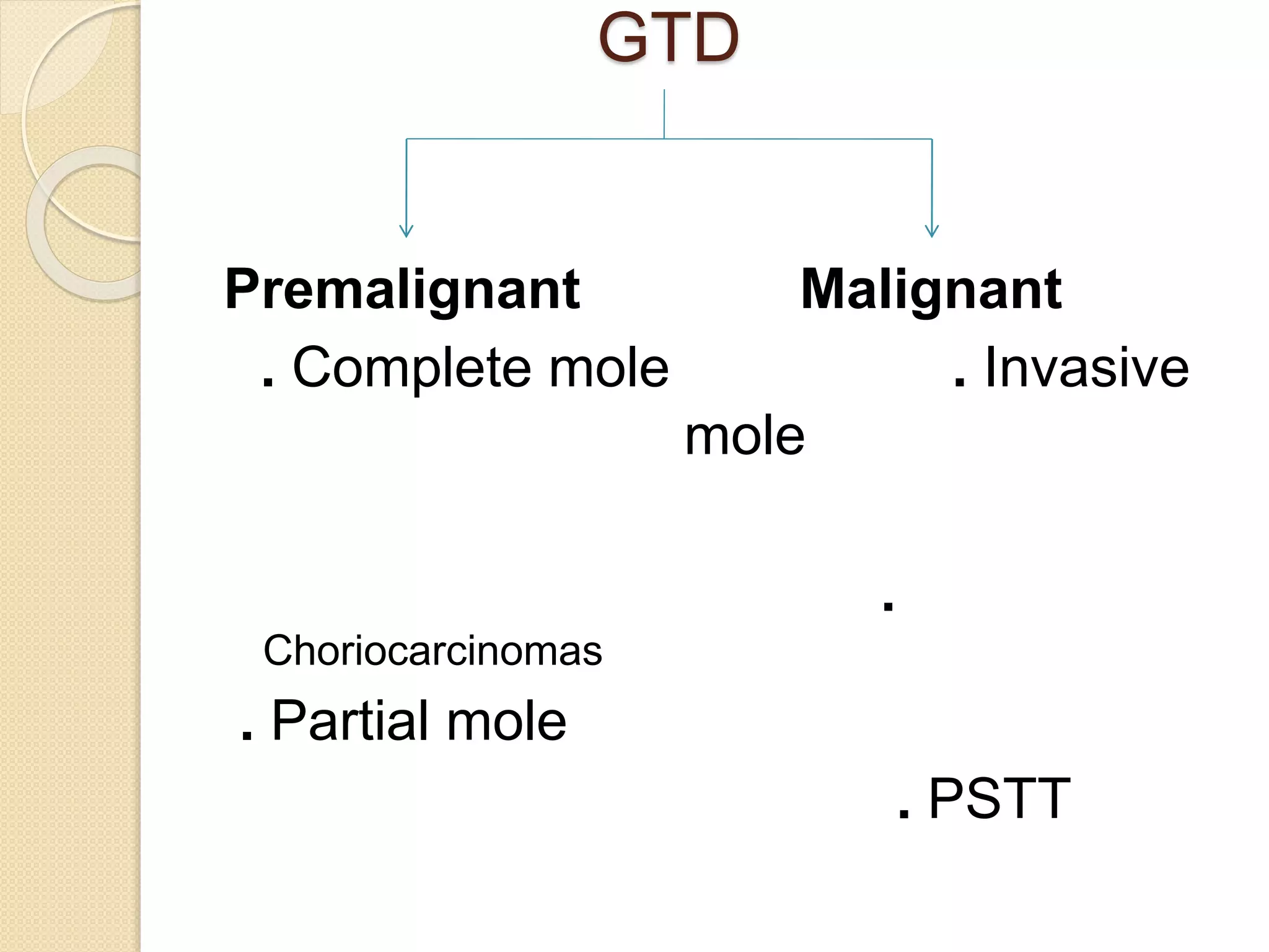 Gestational trophoblastic disease | PPTX