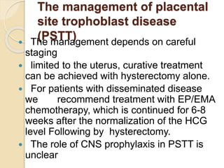 Gestational trophoblastic disease | PPTX