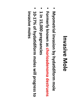 Gestational trophoblastic disease | PDF | Pregnancy | Reproductive Health