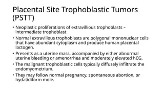 GESTATIONAL TROPHOBLASTIC DISEASE.ppt pathology | PPT