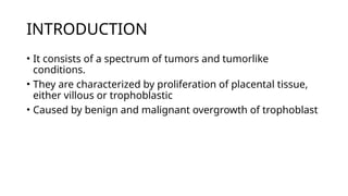 GESTATIONAL TROPHOBLASTIC DISEASE.ppt pathology | PPT