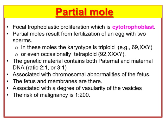 Gestational trophoblastic disease (GTD).pptx | Pregnancy | Reproductive ...