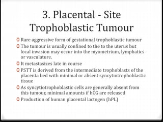 Gestational trophoblastic disease natangwe | PPT