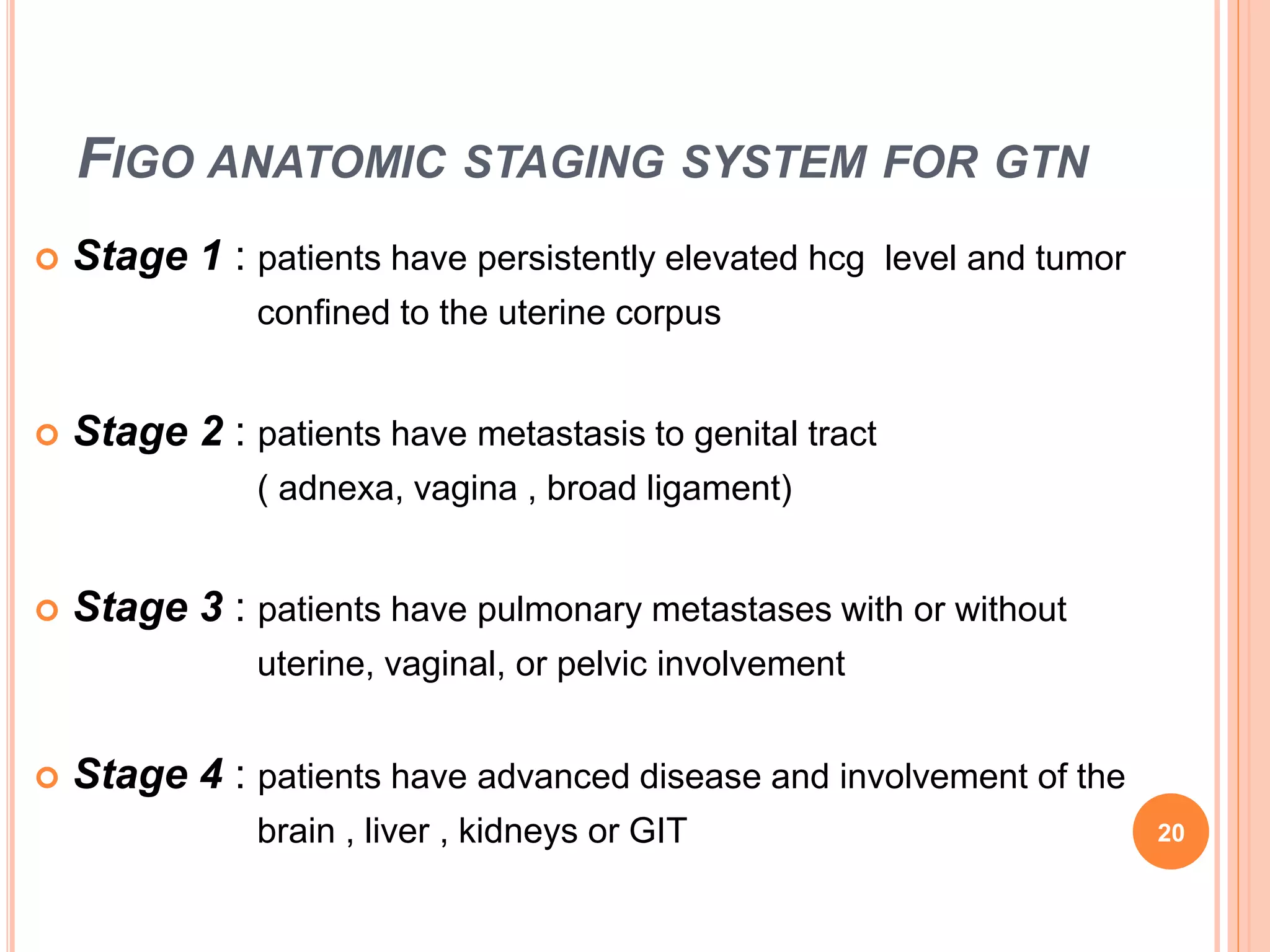 Gestational trophoblastic disease part 2-1 - copy | PPTX