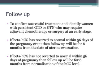 Gestational trophoblastic diseases (GTD) | PPTX