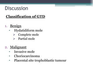 Gestational trophoblastic diseases (GTD) | PPTX