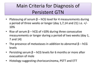 Gestational trophoblastic neoplasia | PPTX