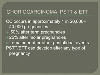 Gestational trophoblastic neoplasia | PPT