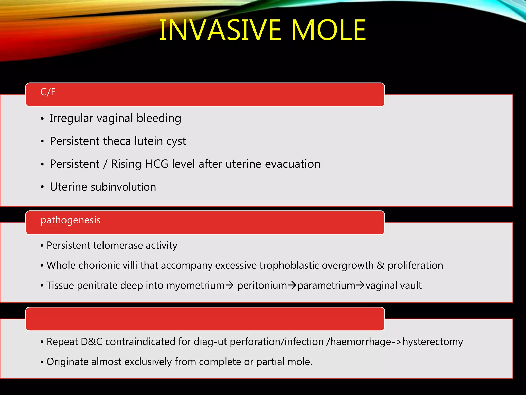 Gestational trophoblastic neoplasia | PPTX