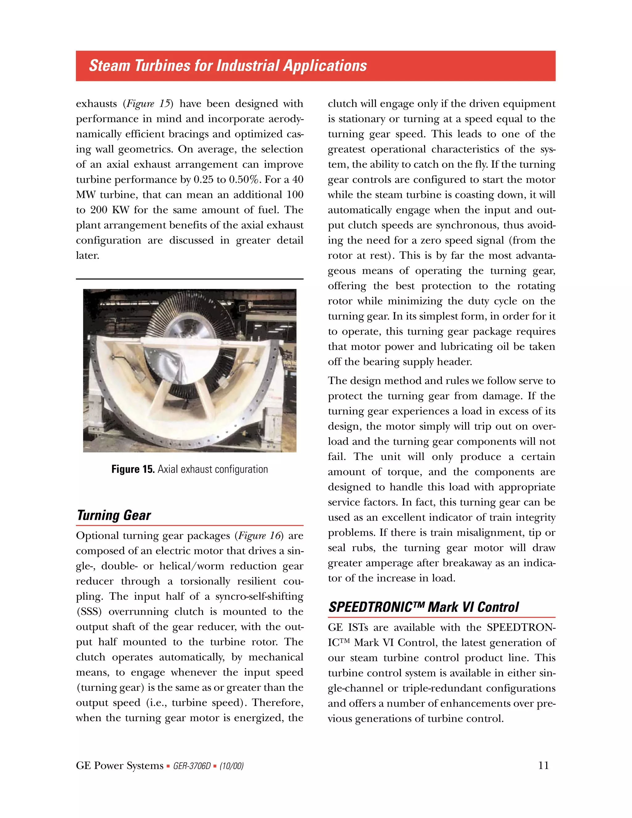 Ge Steam Turbinesfor Industrial | PDF