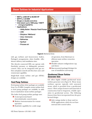 Ge Steam Turbinesfor Industrial | PDF