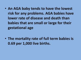 Gestational age assessment of infant | PPTX