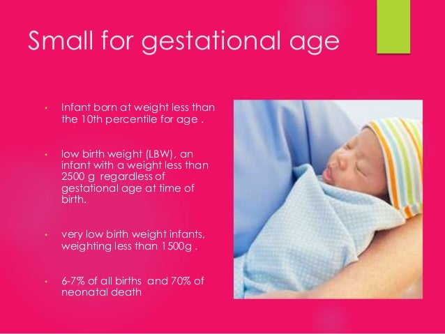 Gestational age assessment of infant
