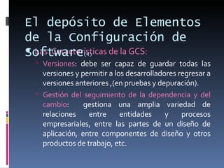 Gestión del Cambio del Software | PPT