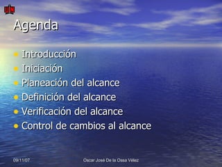 Gestion Del Alcance | PPT