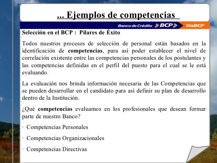 Habilidades Y Destrezas Ejemplos