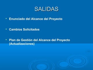 Gestion alcance | PPT