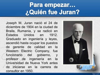 Joseph Juran Calidad