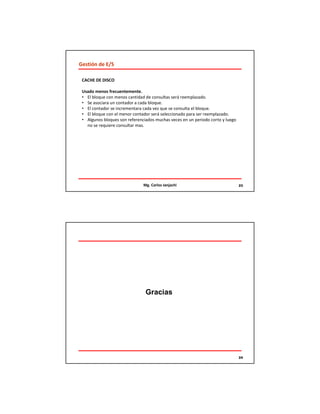 Gestion de E/S - Resumen | PDF