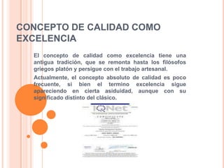 Gestion de la calidad | PPTX