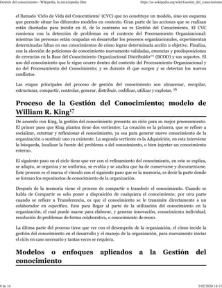 Gestion del conocimiento | PDF