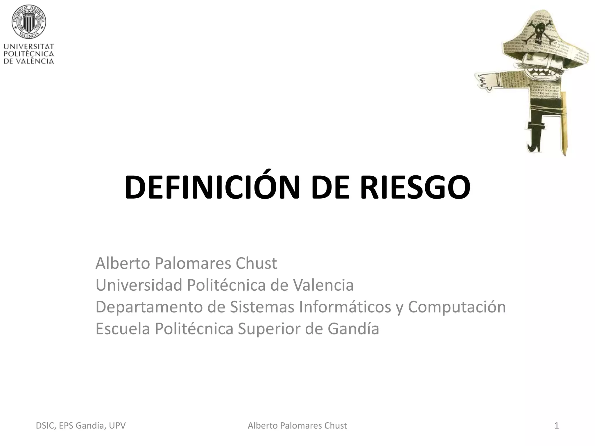 Gestion del riesgo 2 - definicion de riesgo (oa) | PDF