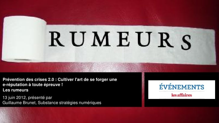 Exemple De Rumeur _ Top 10 des rumeurs sur les entreprises – UMOY